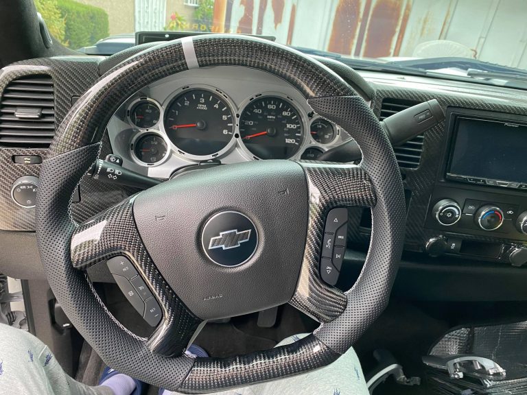 2003-2022+ Chevy Silverado Carbon Fiber Steering Wheel – SoCal Garage Works