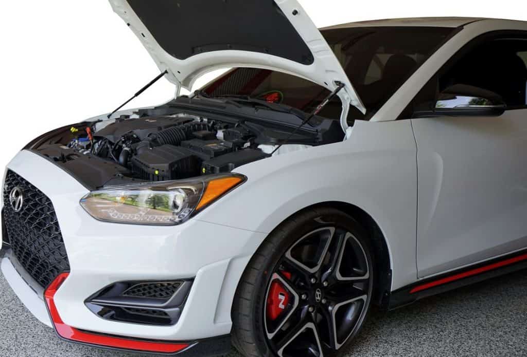 2019-2022 Hyundai Veloster Hood QuickLIFT PLUS Struts – SoCal Garage Works