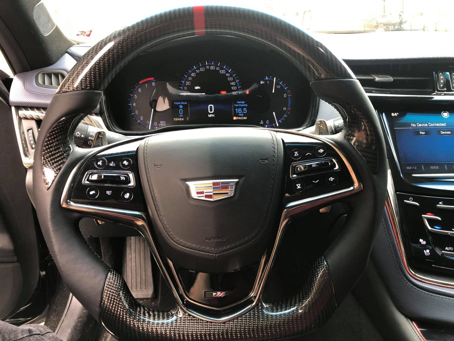 Cadillac 2015-2019 ATS-V or CTS Custom Steering Wheel – SoCal Garage Works