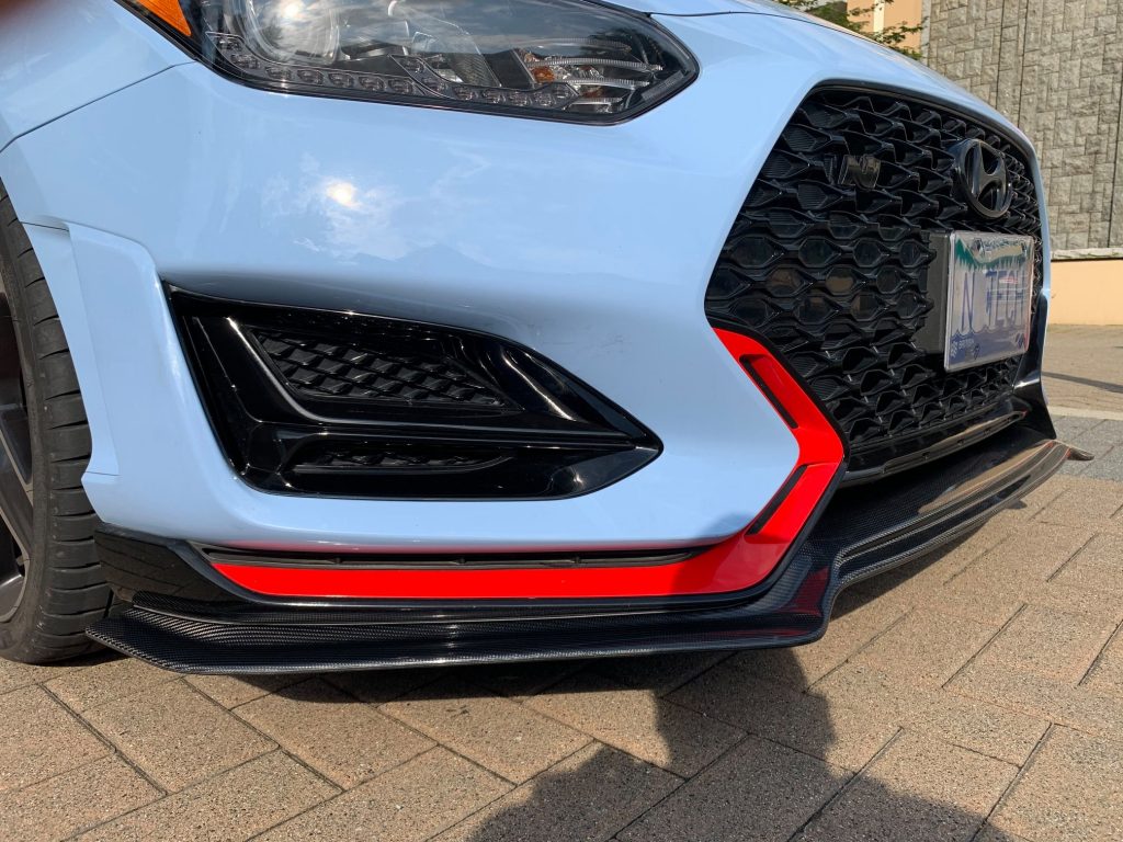 2019-2022 Veloster N Carbon Fiber N Performance Concept Front Lip ...